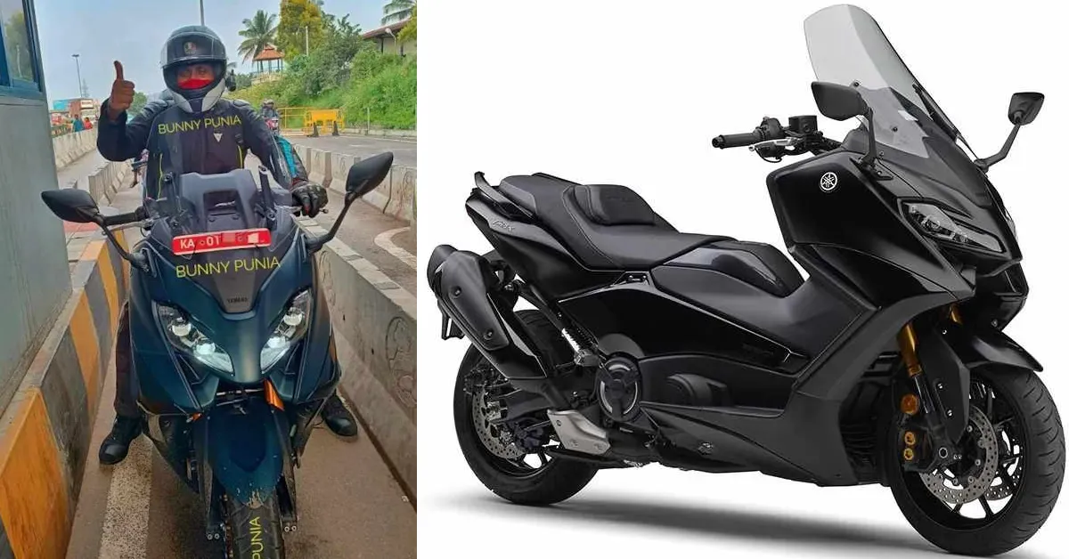 Yamaha T-Max 650cc maxi-scooter spied testing in India - Madcity Mags